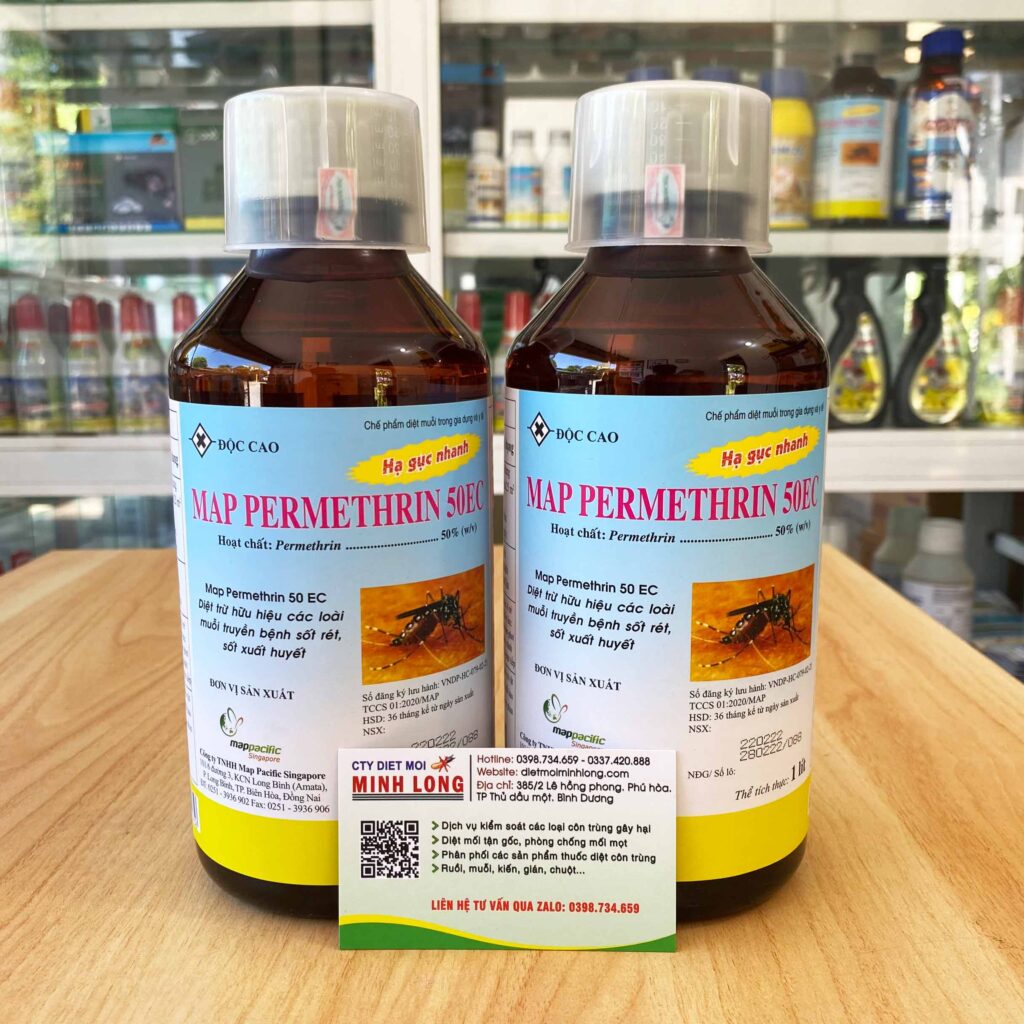 Thuốc Diệt Muỗi Map Permethrin 50EC - Thuốc Phun Muỗi Bộ Y Tế