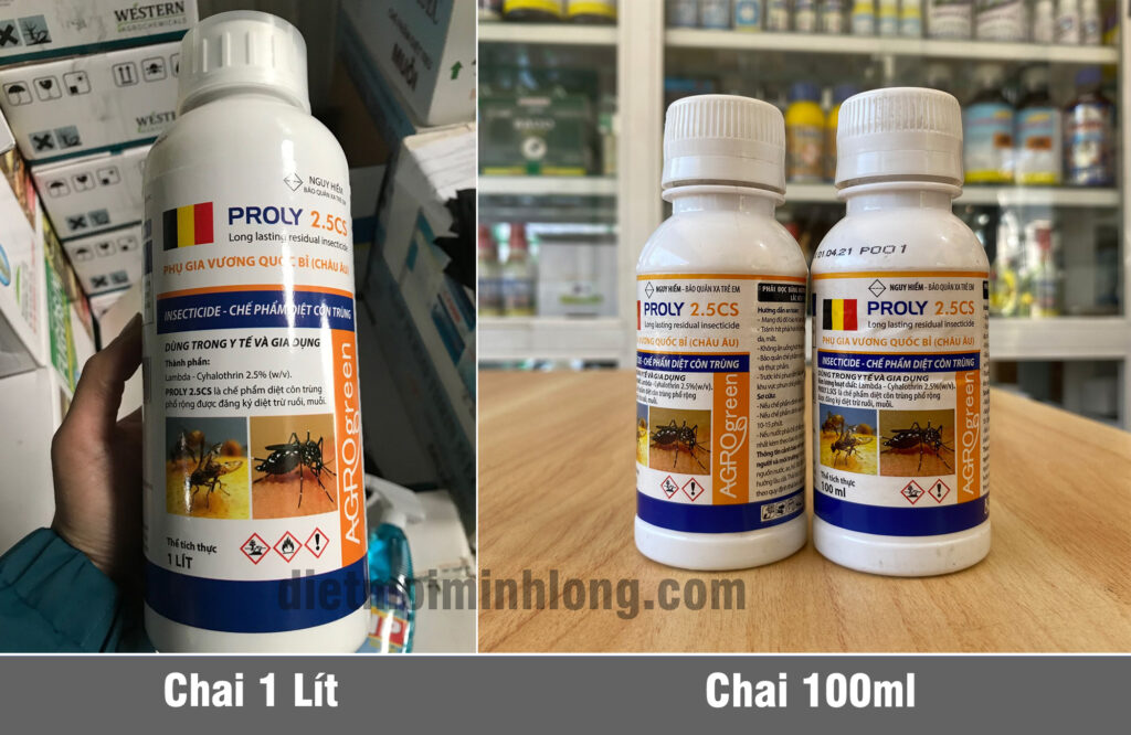 Thuốc Diệt Muỗi Proly 2.5CS - Chai 100ml